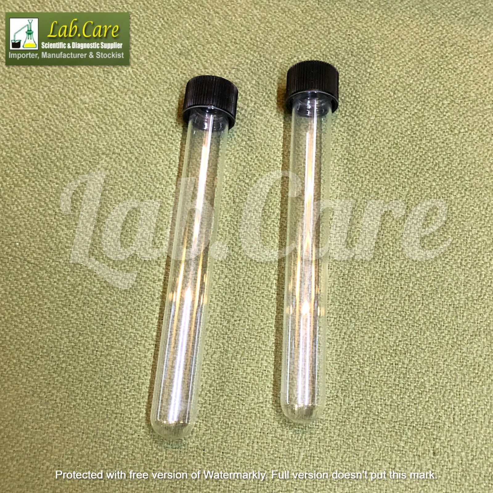 Normax Screw Cap Culture Tubes - Borosilicate Glass Tubes with Phenolic ...