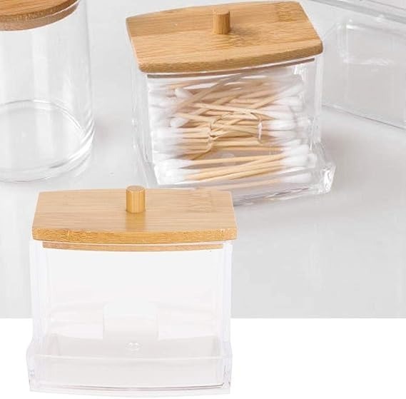 Cotton Swab Box With Lid Dustproof Transparent Visible Design ...