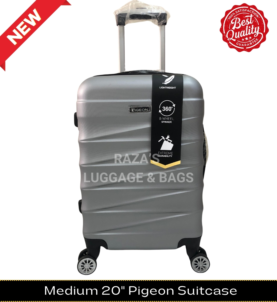 Pigeon 24” Medium Size Abs Trolly suitcase Hardside Spinner Wheel ...