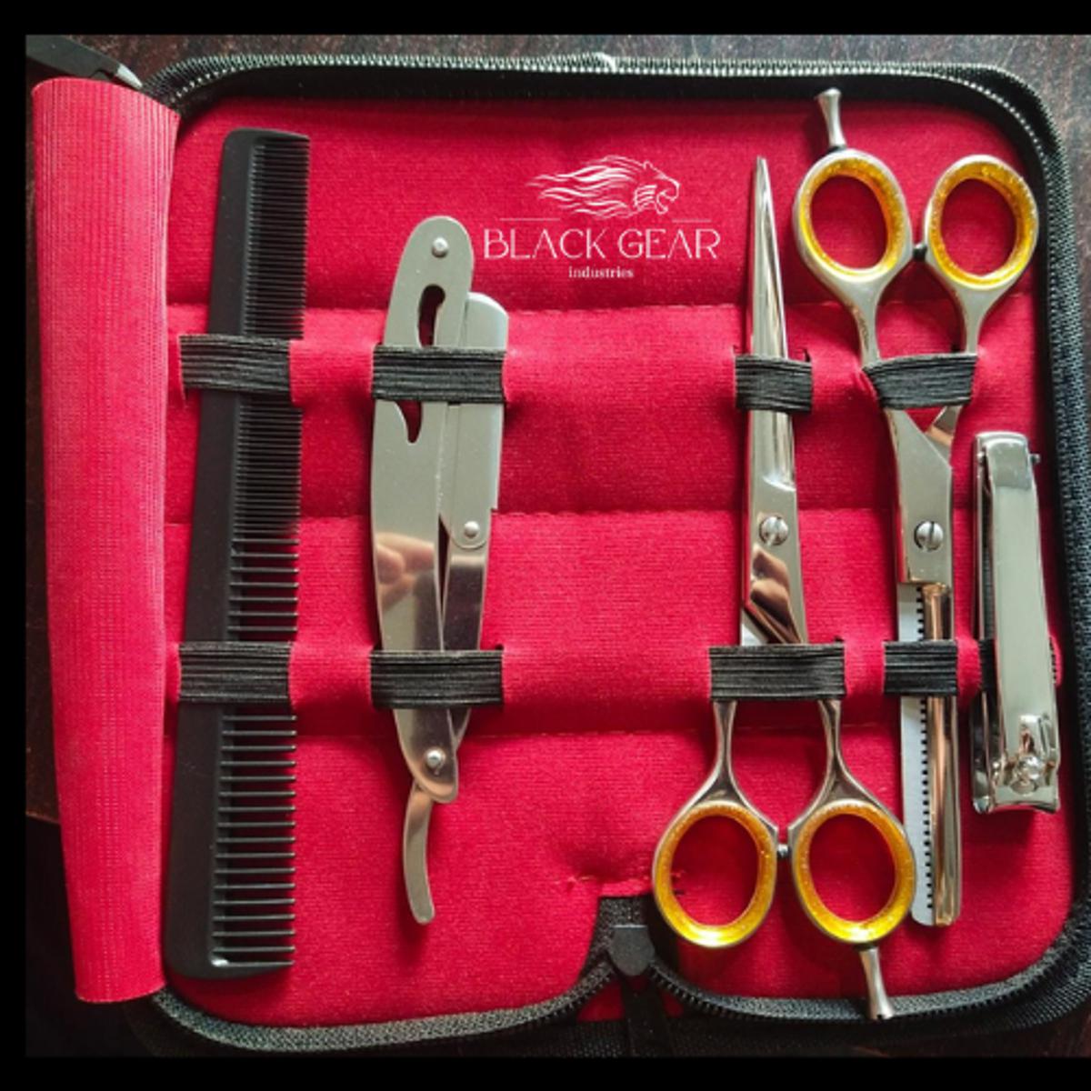 Professional Barber Hairdressing Double Scissors Set/Salon Hair Cutting ...
