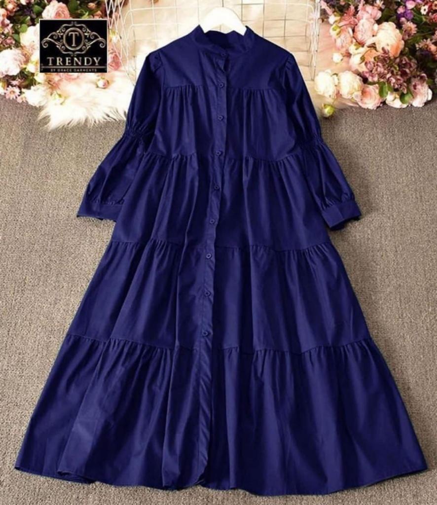 Stylish Panel Long Frock for Women - Casual Frocks for Women | Daraz.pk