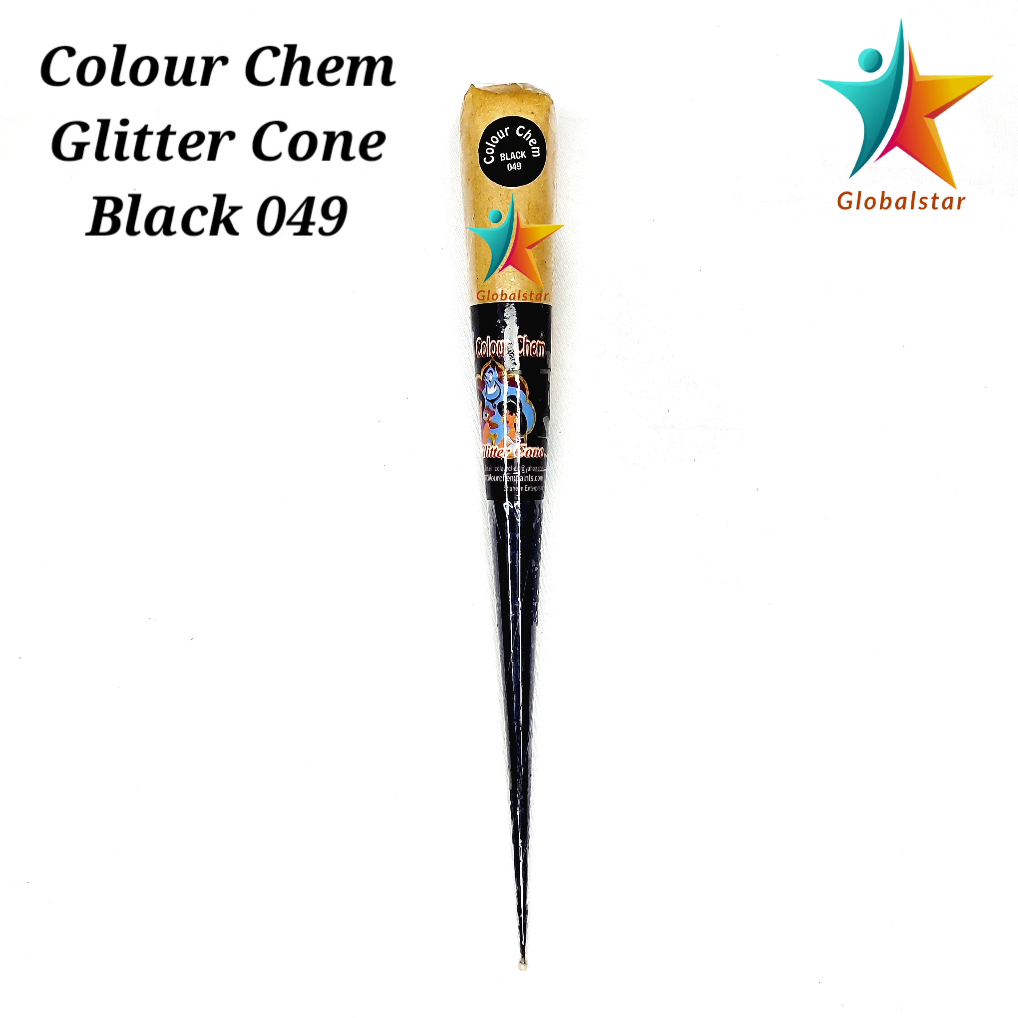 Colour Chem Sparkle Glitter 3D Cone Outliner Pearl and Glitter Diyas ...