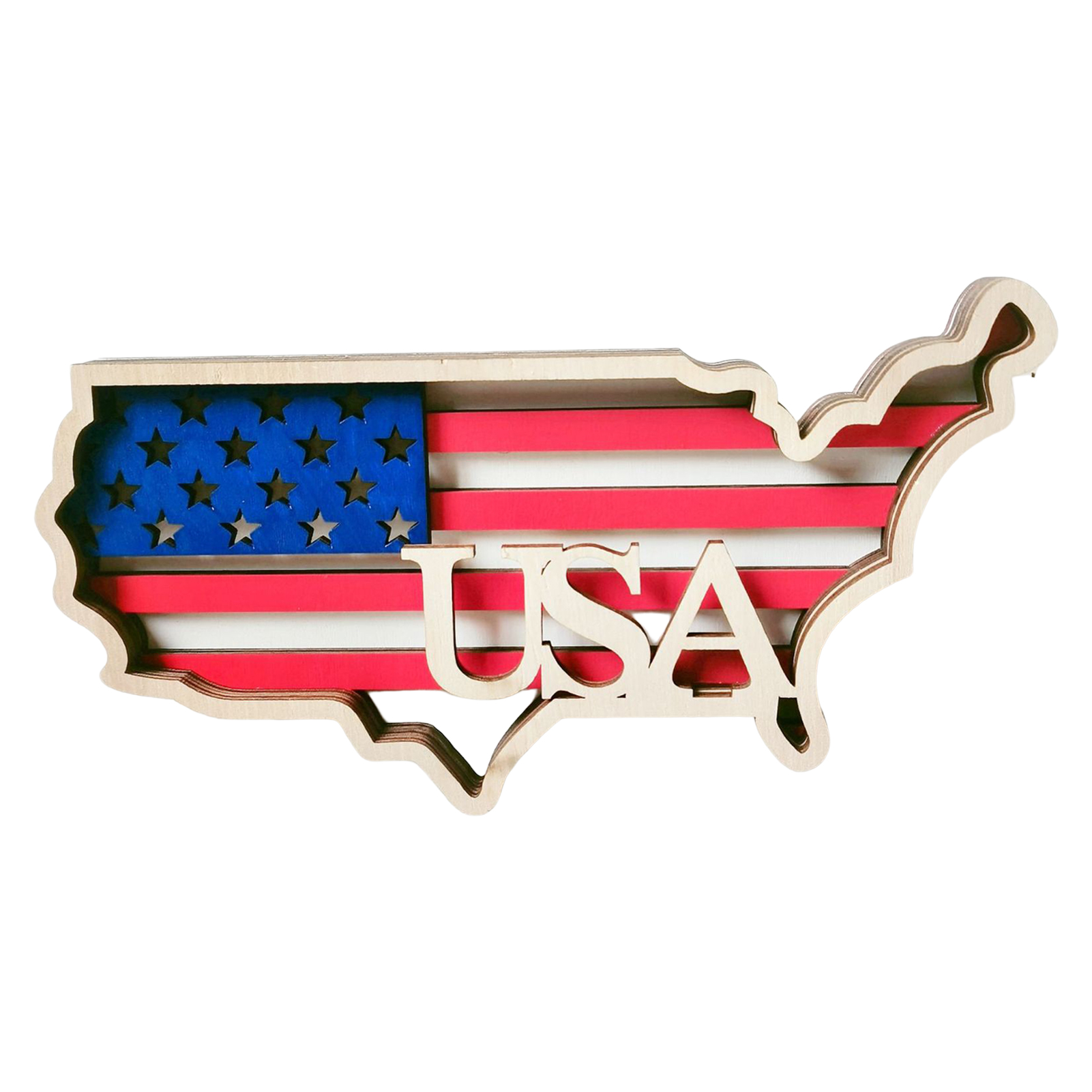 Hanging Sign Eye-catching Independence Day Wooden Map Sign | Daraz.pk