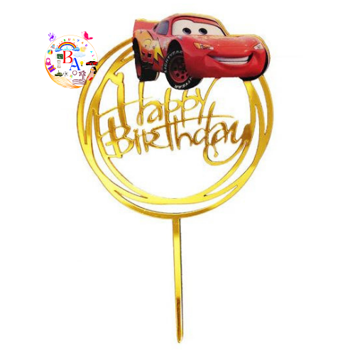Cartoon Theme Acrylic Cake Topper Multi Cartoons Cake Topper | Daraz.pk