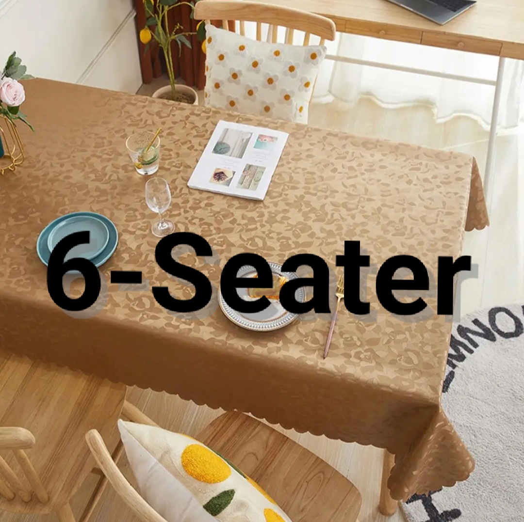 4 Seater 6 Or 8 Seater Emboss Dining Table Cover Protector | Daraz.pk