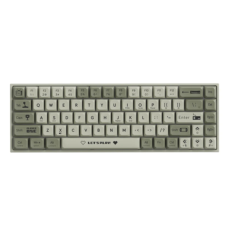 AJAZZ AK680 Mechanical Keyboard Gaming Wired Compact 68 Keys Rgb ...