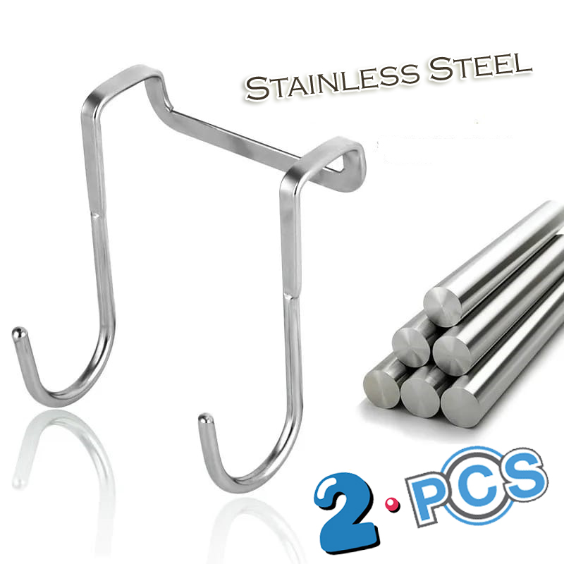 Over the cabinet door hanger S hook for Cabinet, Stainless Steel hooks ...