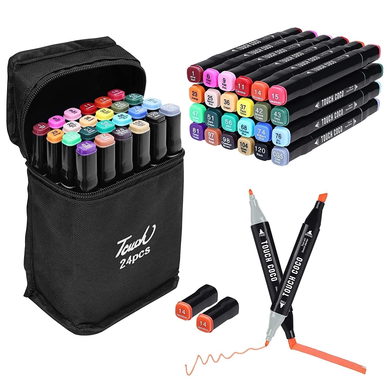 Artisan Sketch Markers Copic Twin Double Headed Markers alc_ohol ink ...