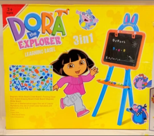 DORA THE EXPLORER LEARNING AND EDUCATION AND WRITTING MAGNETIC LETTERS ...