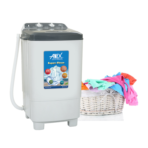 Anex Single Tub Washing Machine AG-9003 10KG Deluxe Series Powerful ...