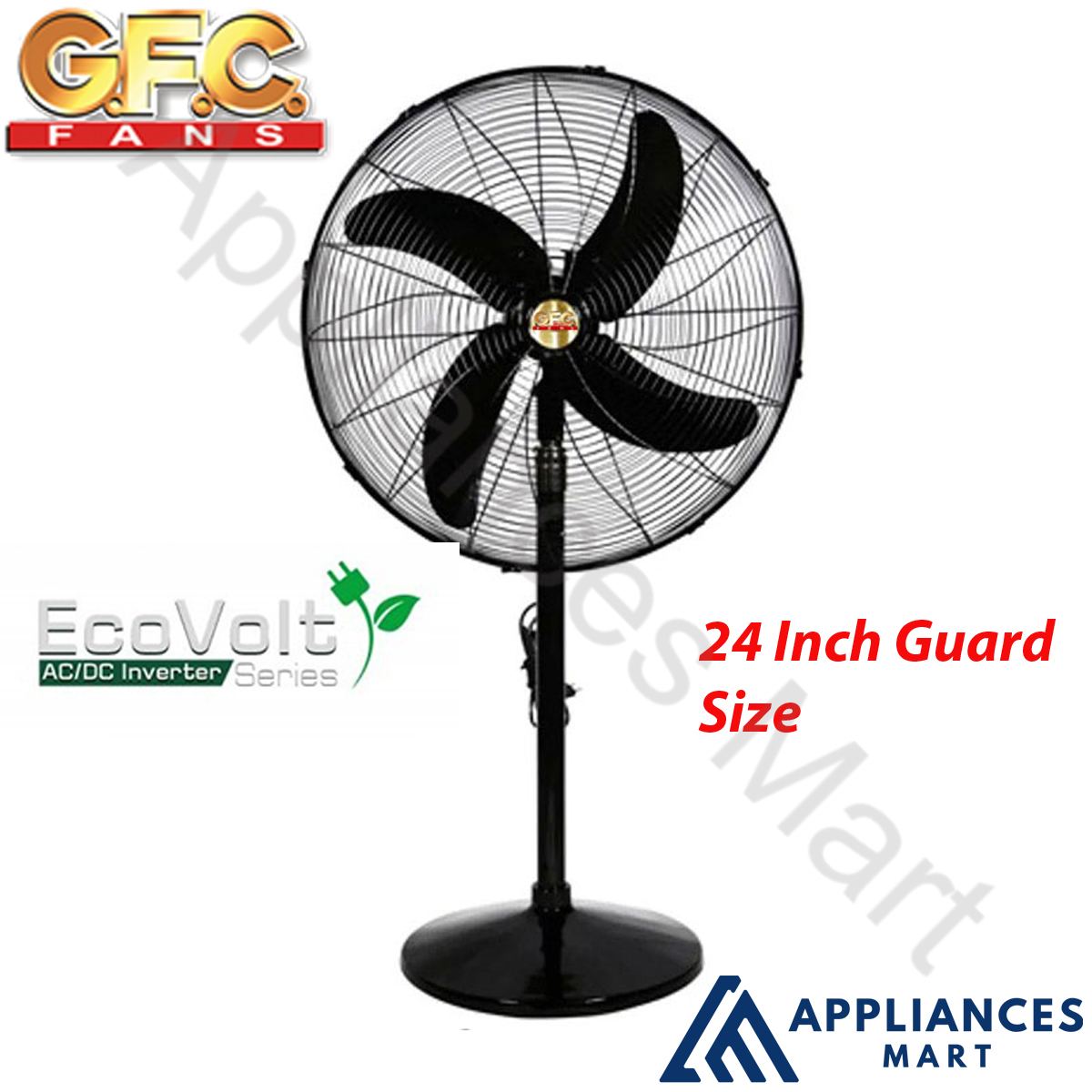 GFC Fans Ac Dc Pedestal Fan Copper 24 Inch | Daraz.pk