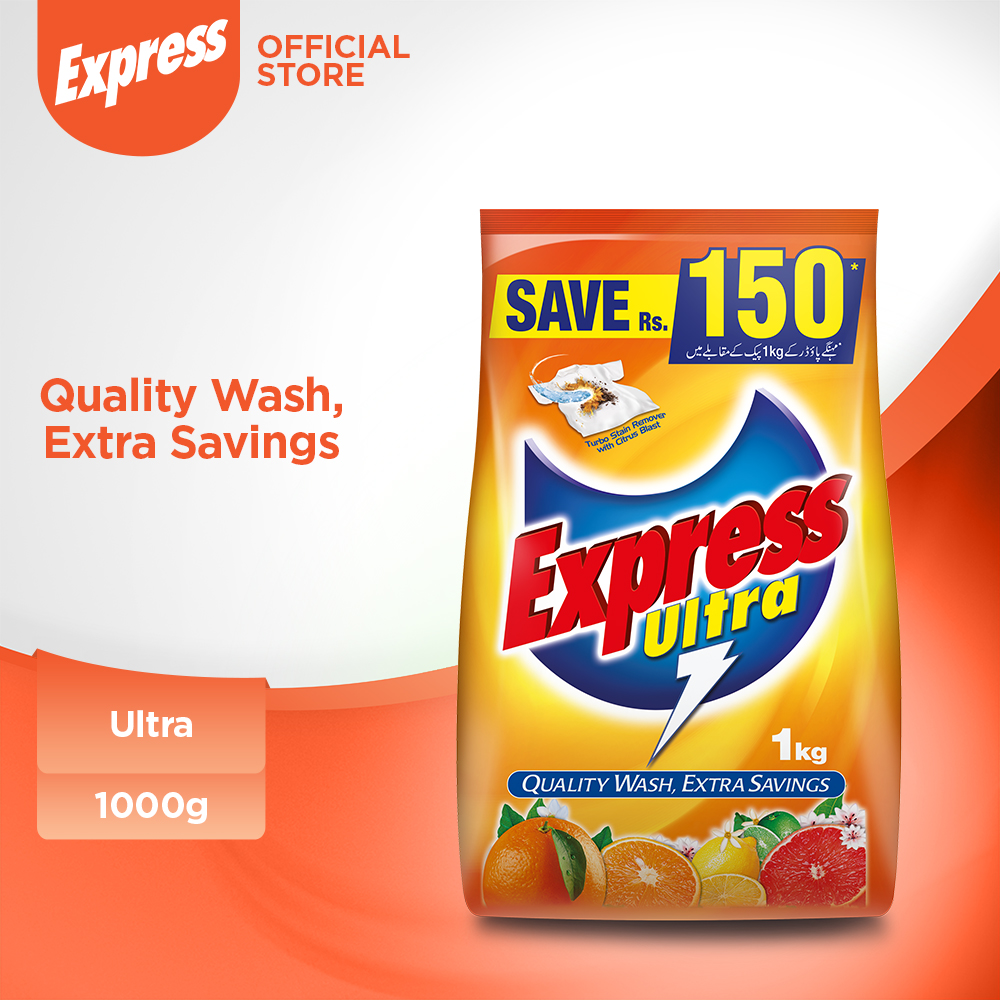 Express Ultra 1kg - Detergent Washing Powder | Daraz.pk