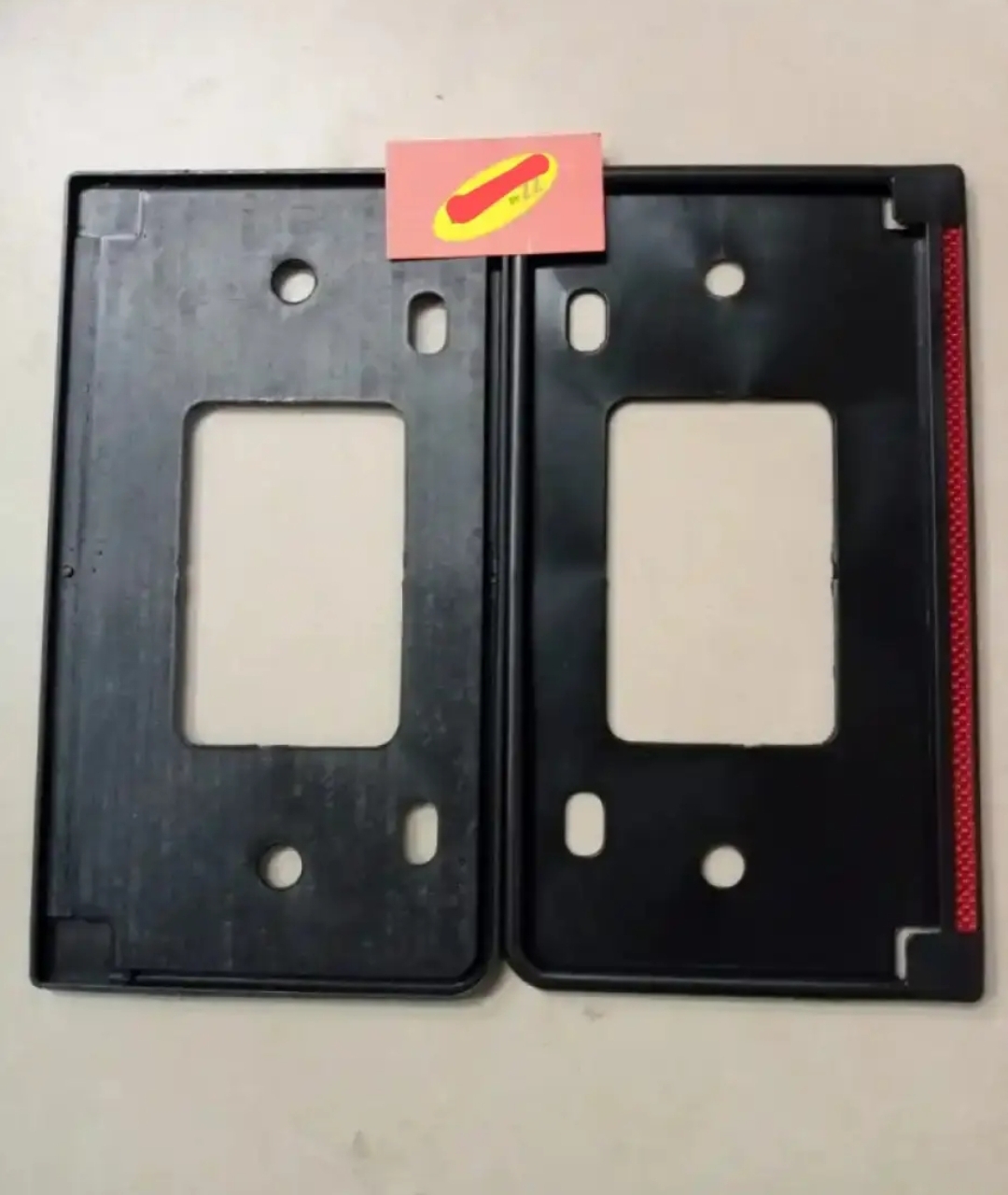 Car Number Plate Frame With Full Reflector 2pc set 12" inches | Daraz.pk