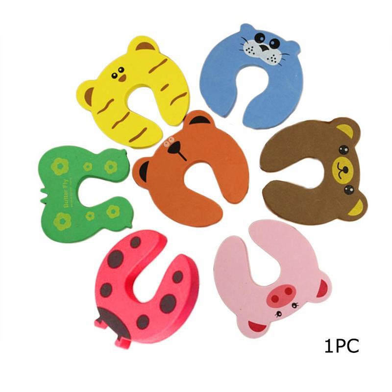 【VisioN Shop】Multi-function Baby Door Stopper Cartoon Door Clamp Pinch ...