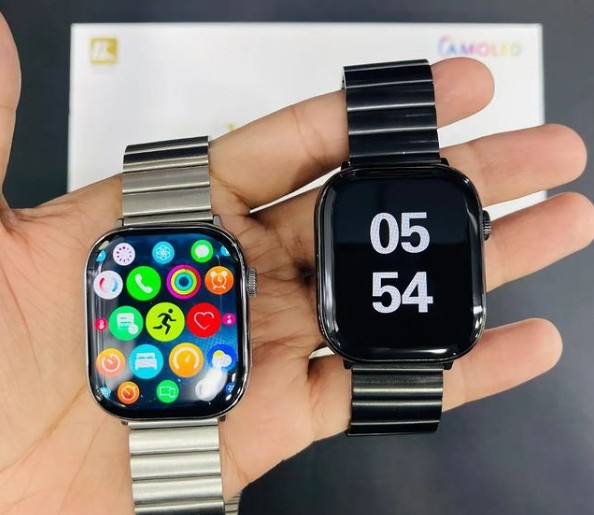 WS-Z9 Smartwatch Super Amoled Display Smart Watch For Men / Women Stainless Steel IP67 ...