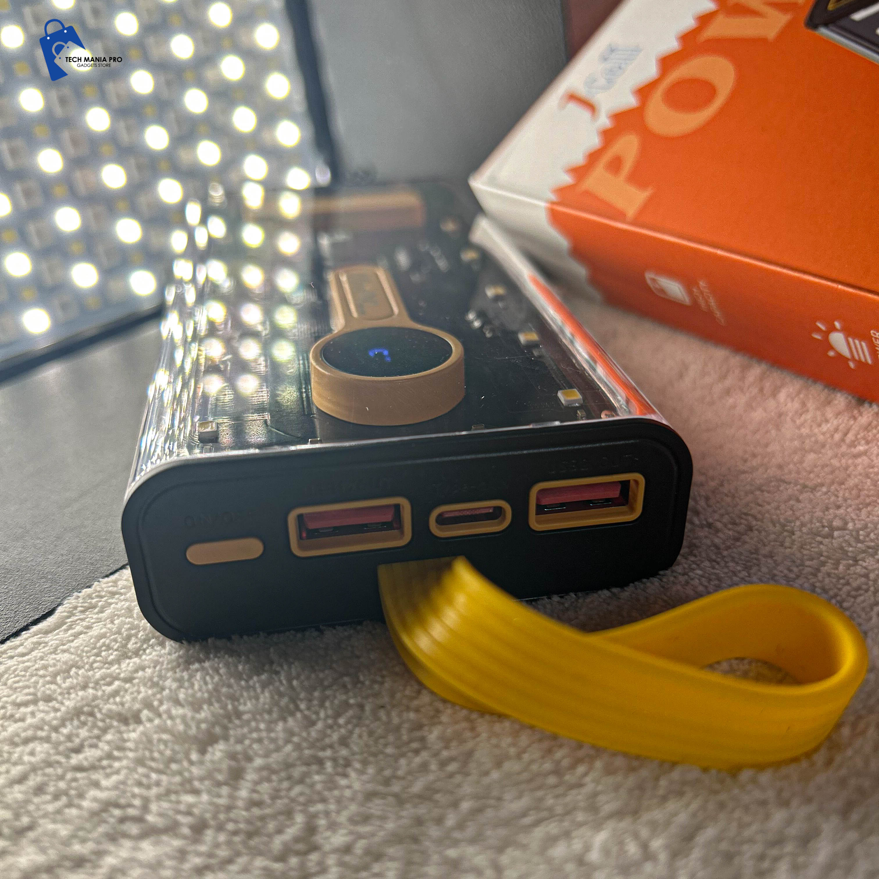 J-Cell 10000mAh Portable 66W Transparent Two Way Fast Charging Power ...