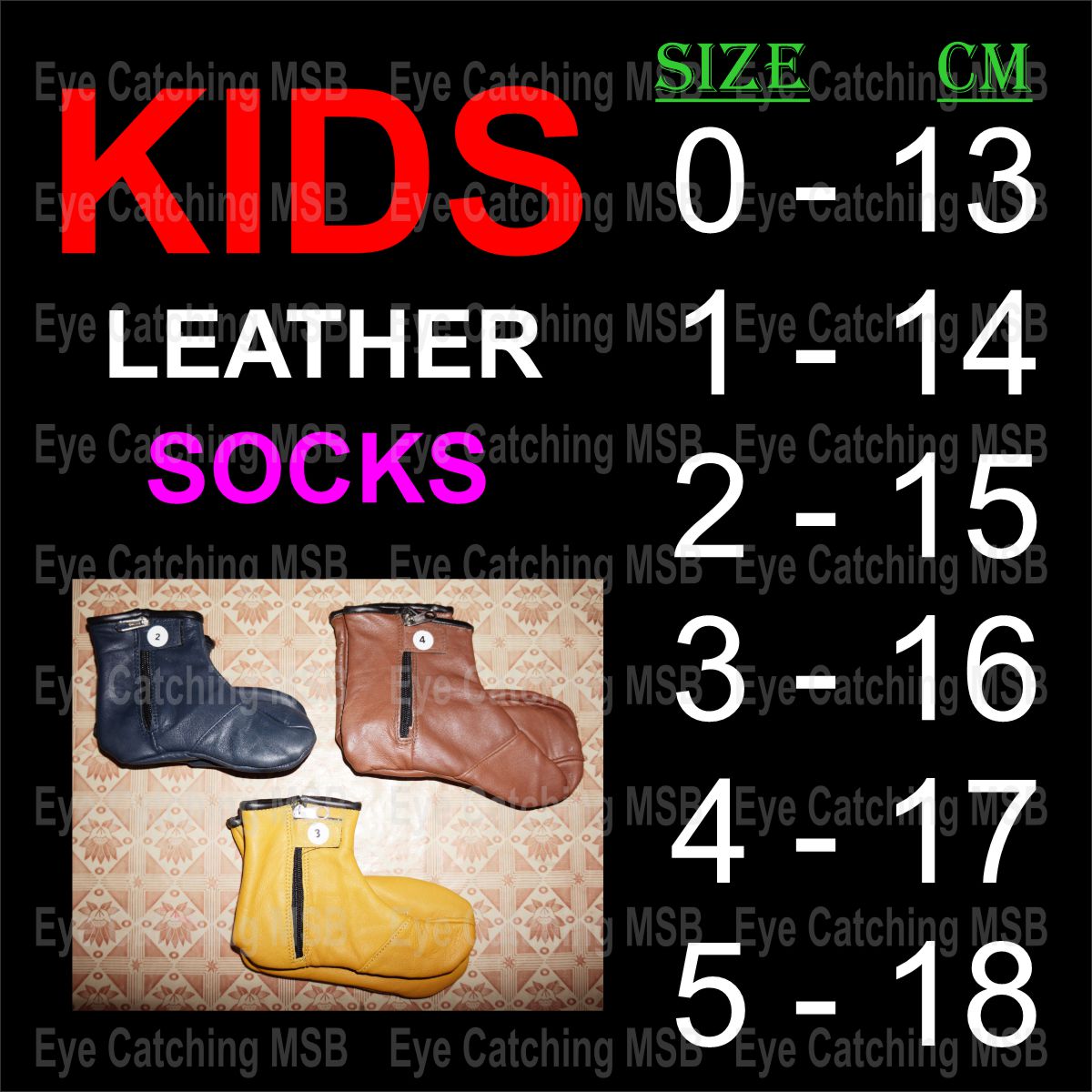 Winter Warm socks Leather for Child Kids Adults Thermal Floor Socks ...