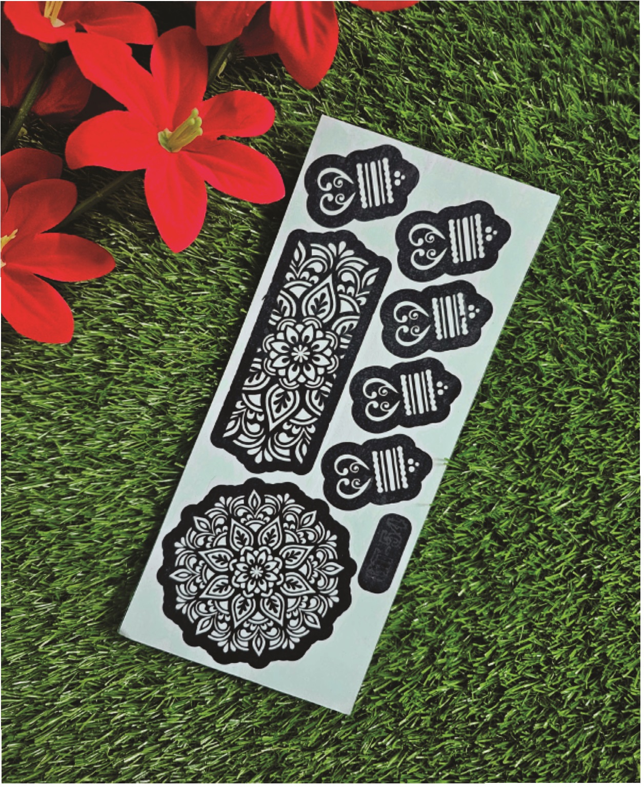 Arabic Henna Mehandi Stencils Arabic Bridle Mehndi Design Bridal Mehndi Stencils Stickers22 ...