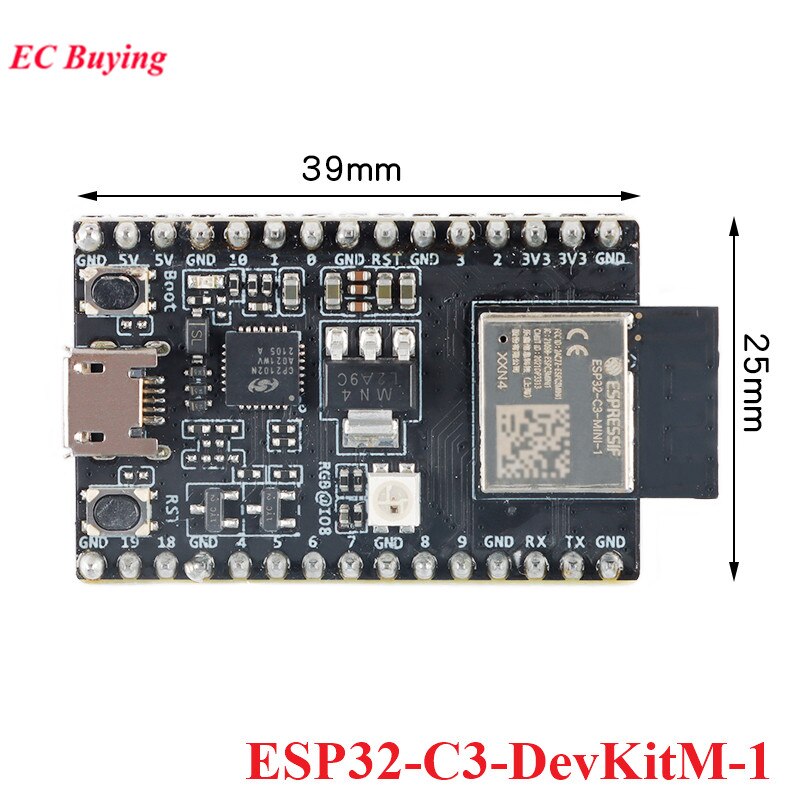 ESP32-C3 ESP32-C3-MINI-1 ESP32-C3-WROOM-02 ESP32-C3-DevKitM-1 ESP32-C3-DevKitC-02 Development ...