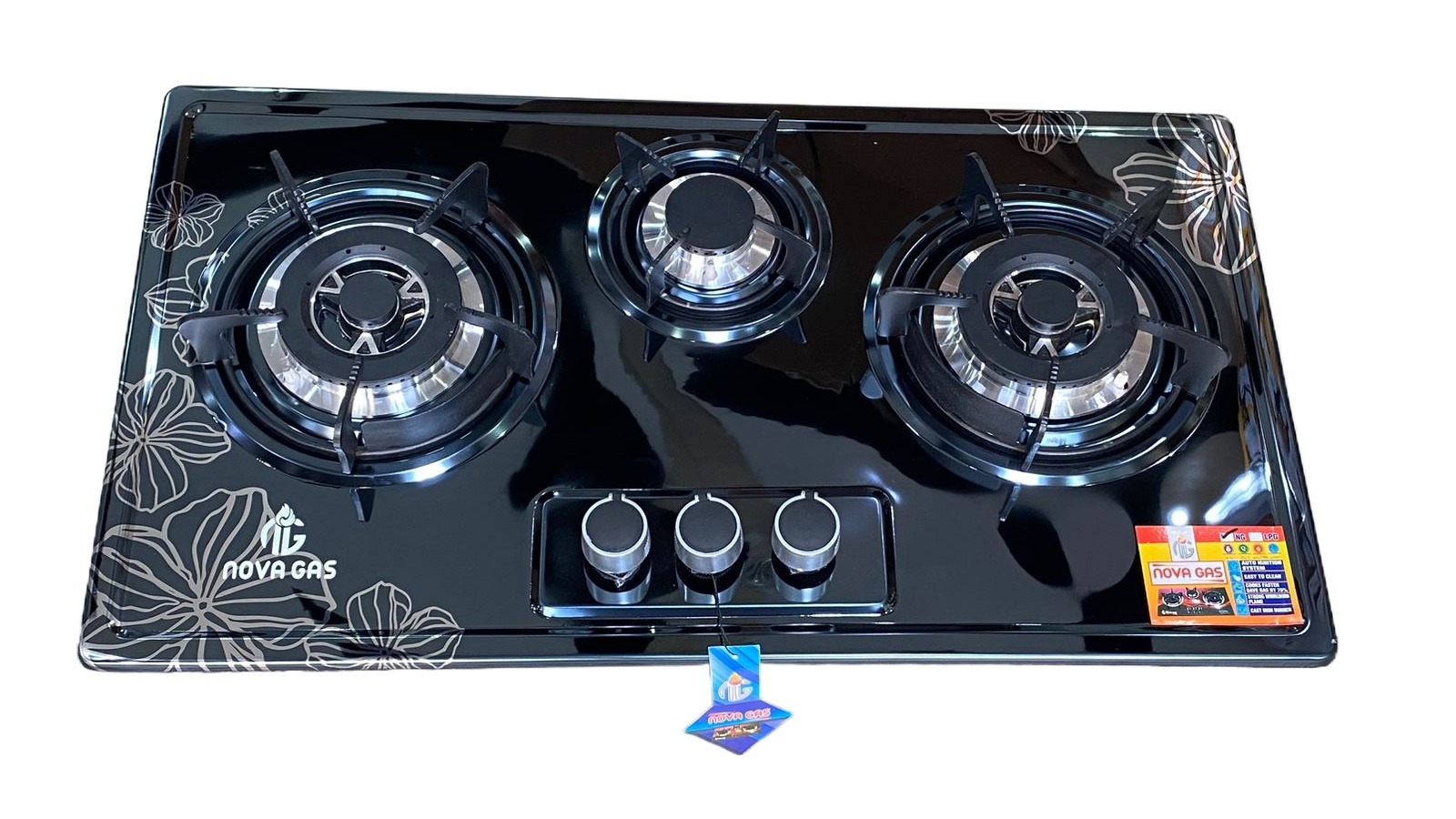Built in Gas Hob / 3 Burner /Gas Stove / Stainless Steel | Daraz.pk