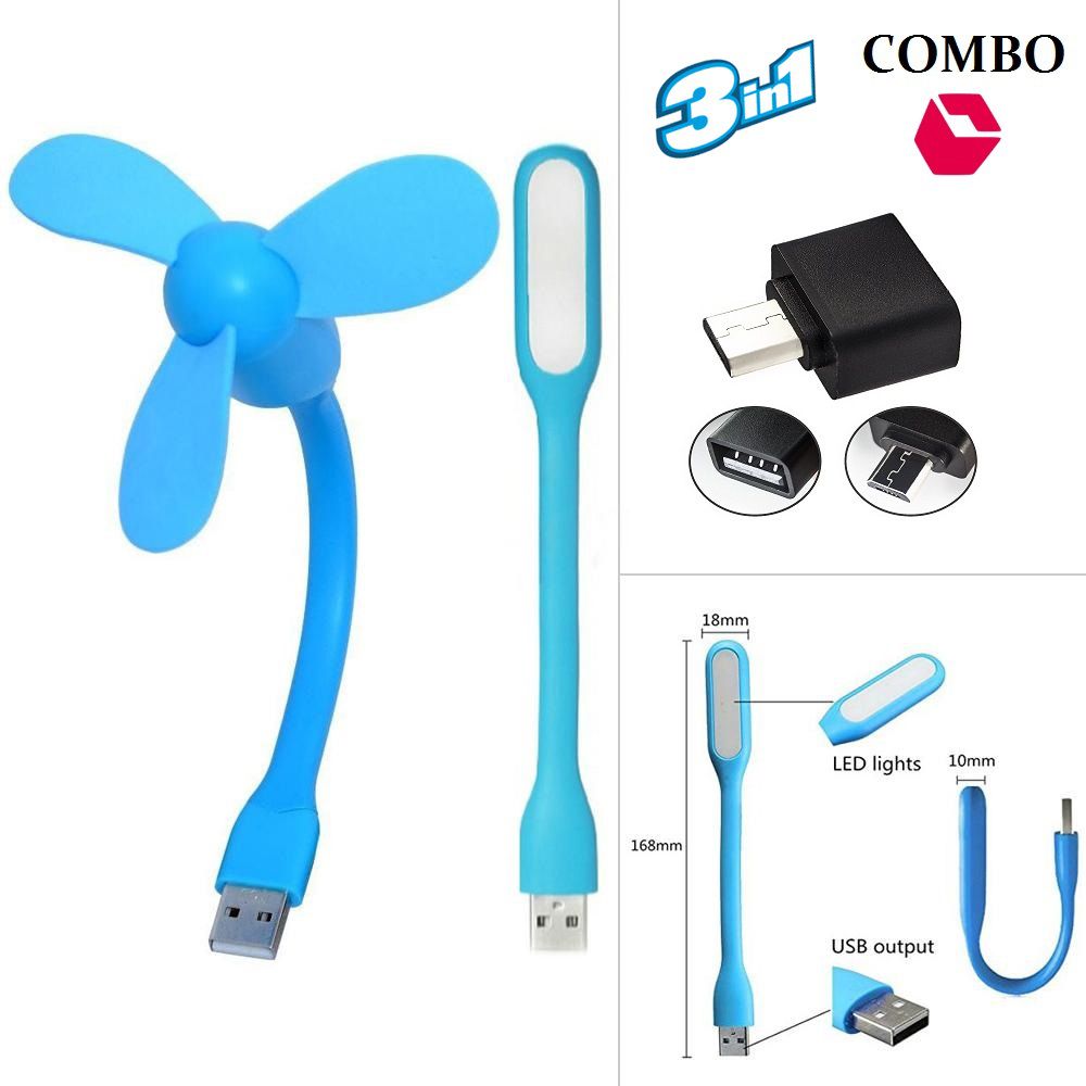 Mini Electric Fan For Android/TypeC/USB With USB Light | Daraz.pk
