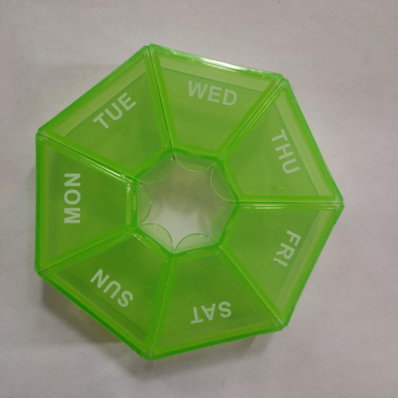 1Pcs Pill Case Plastic 7 Days Tablet Candy Box Portable Storage Tablet ...