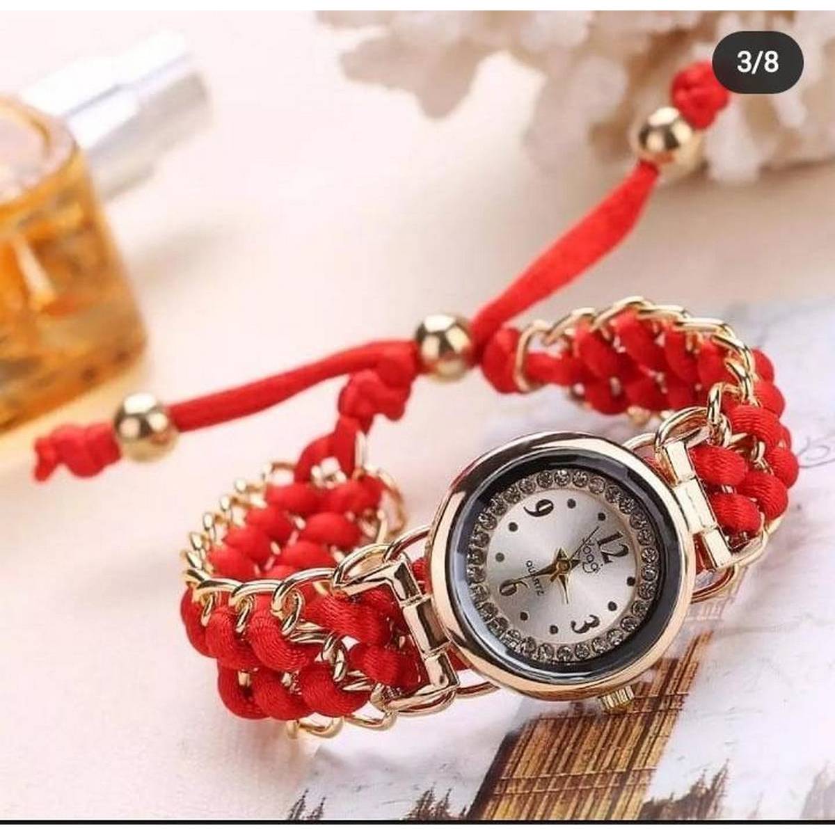 Analog Watches For Girls Luxury Stylish Girls Analog Handmade Braided ...