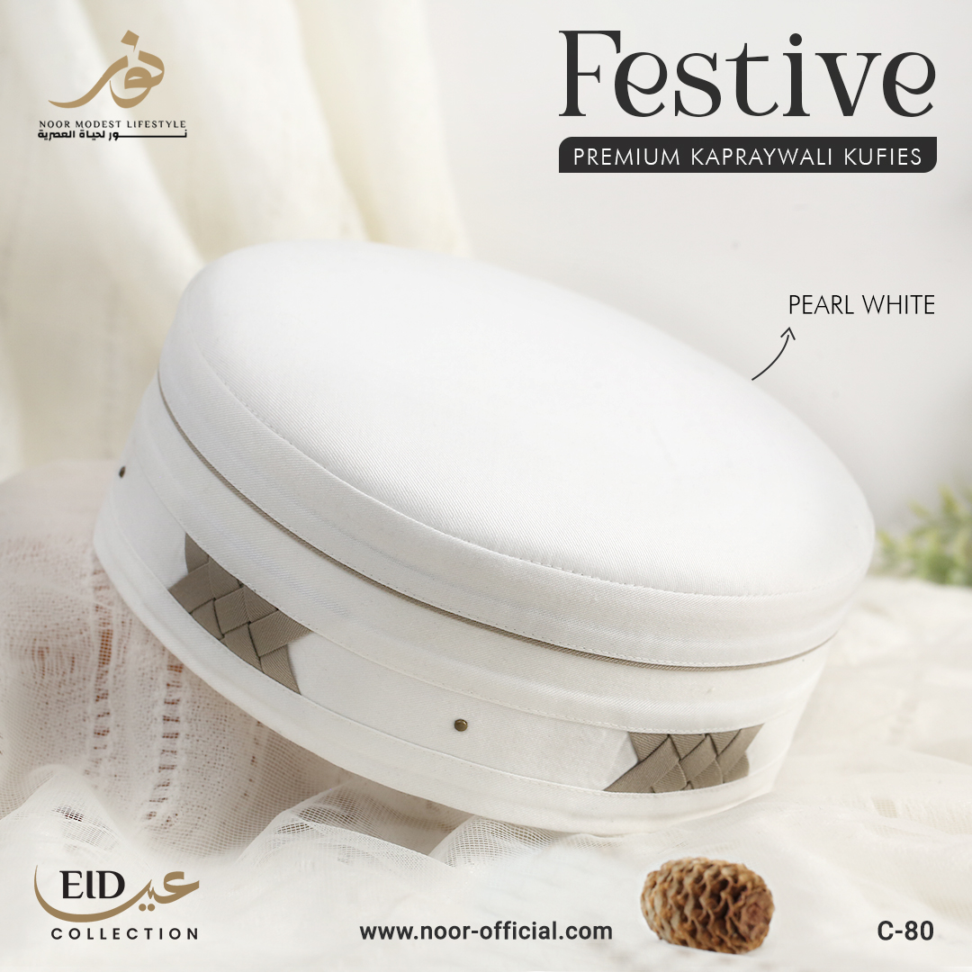 Premium Quality Festive Koofi Prayer Cap Namaz Topi Islamic Hat For Men ...