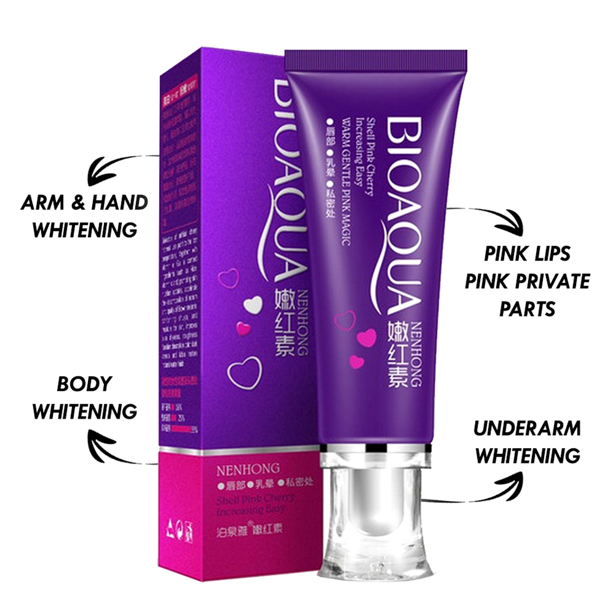 BIOAQUA Warm Gentle Natural Pink Magic Cream Gel 100% Original 30gm ...