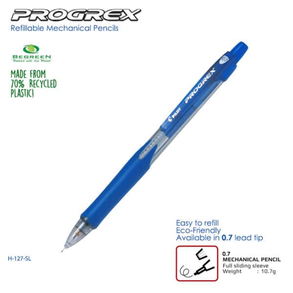 PILOT Progrex - Mechanical Pencil - Begreen - 0.7 mm | Daraz.pk