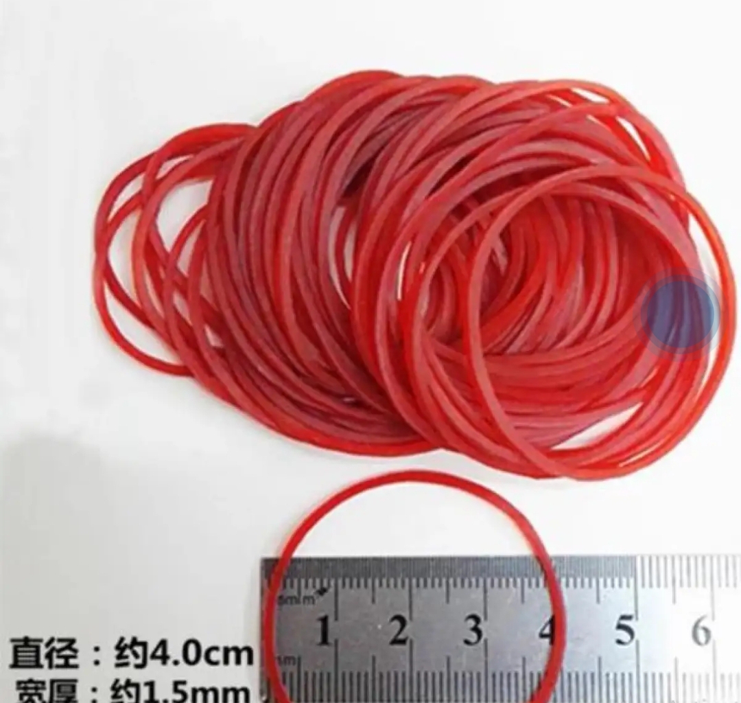 High Quality Red Color Rubber Bands hair Packing Business School ...