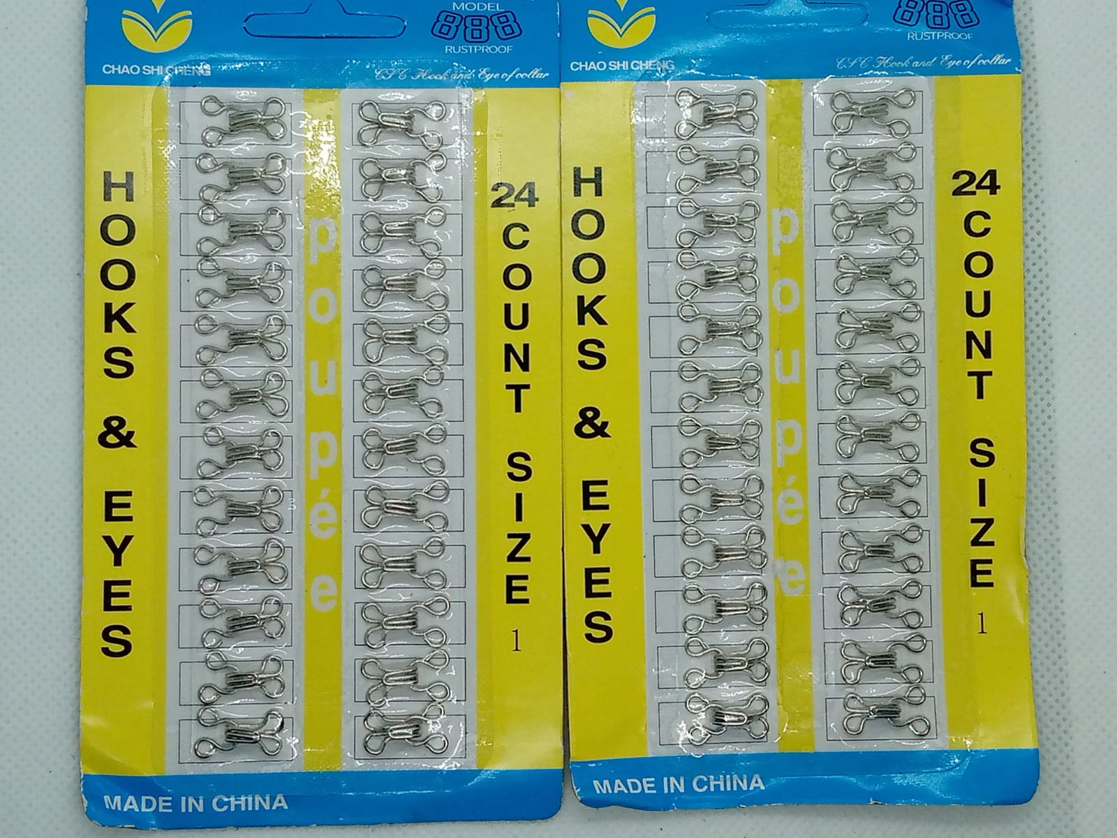 48 Pcs - Metal Ladies Hook & Eye Fastener for Bra Corset Dress Collar ...