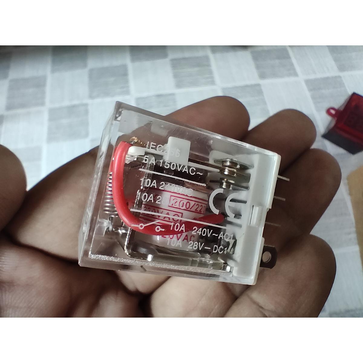 Original 220v 8 pin AC coil Relay 10 Ampere. | Daraz.pk