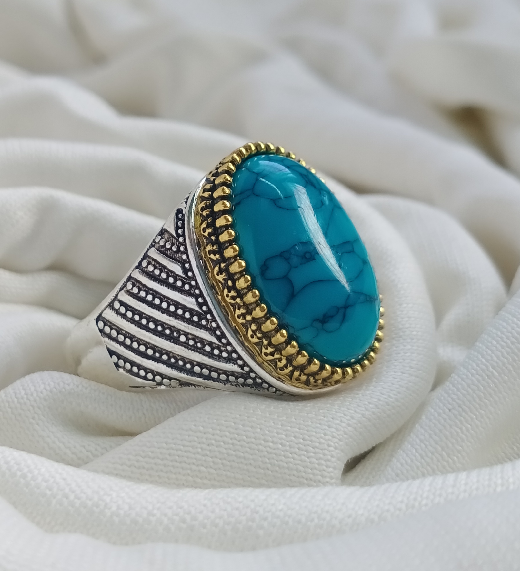 New Design Turkish Stylish Stone Ring For Men and Boys | Daraz.pk