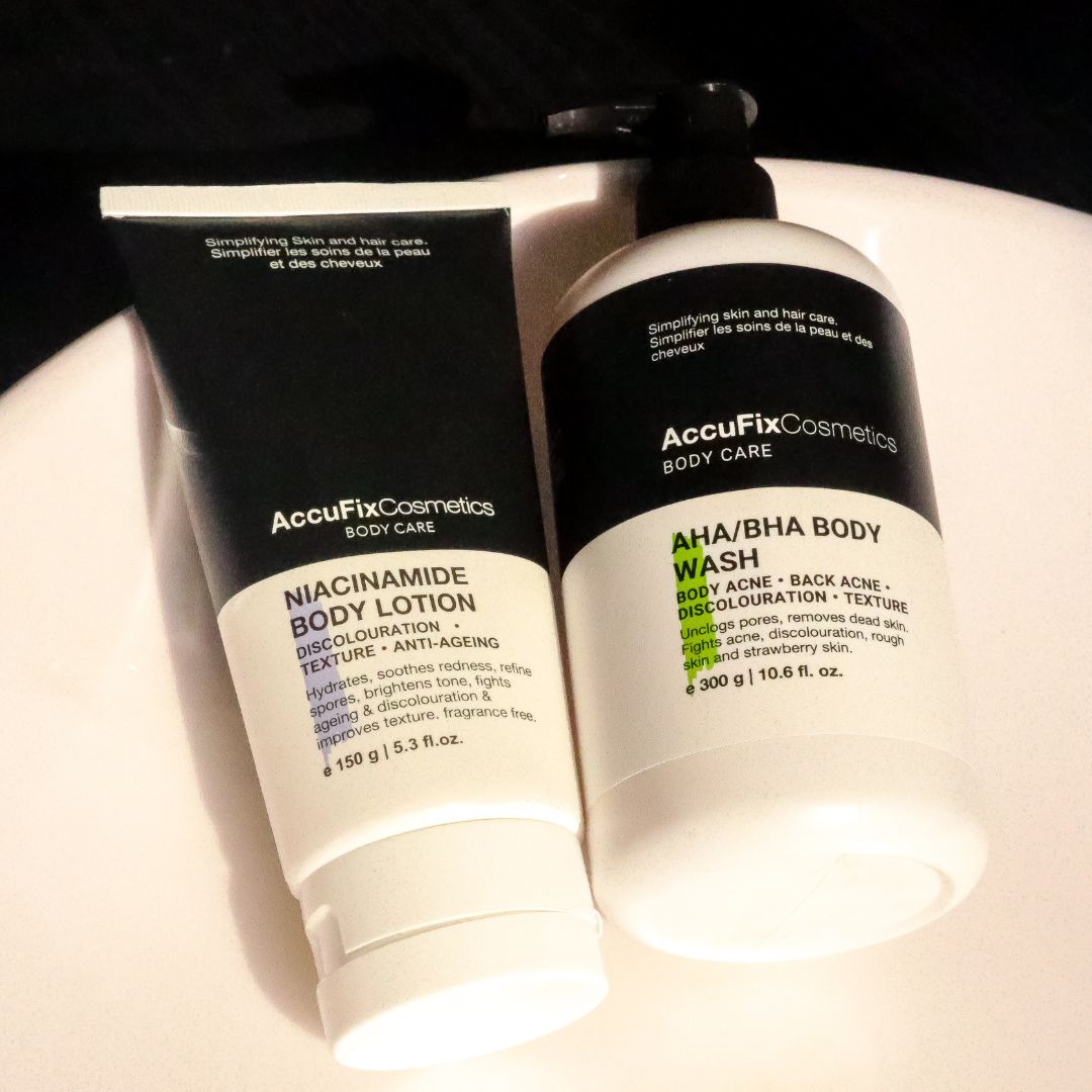 Basic Body Care Bundle | Value Set | Body Lotion | AHA/BHA Body Wash ...