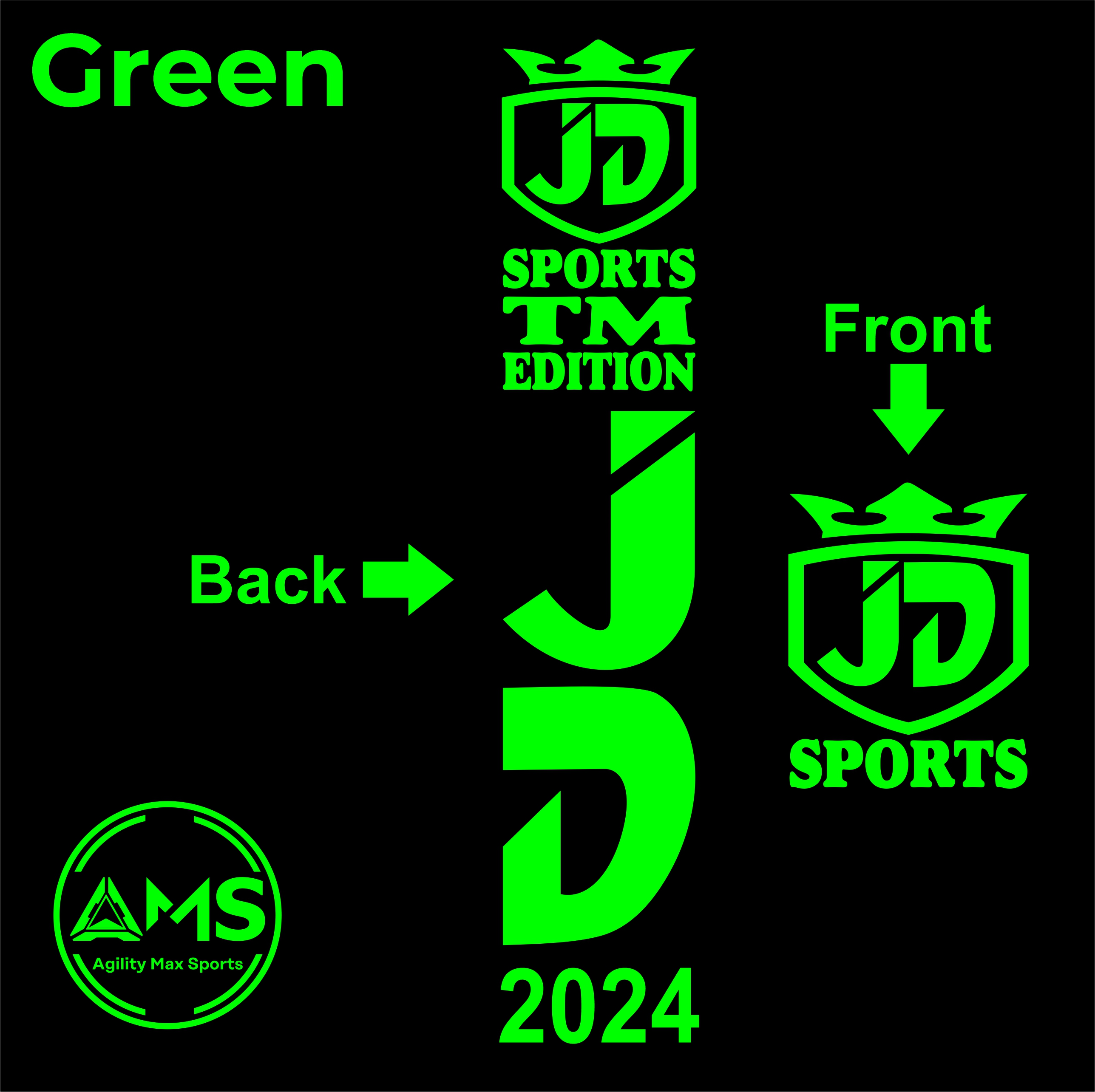 JD TM Edition Cricket Bat Stickers Complete Set for all Type of Classic ...