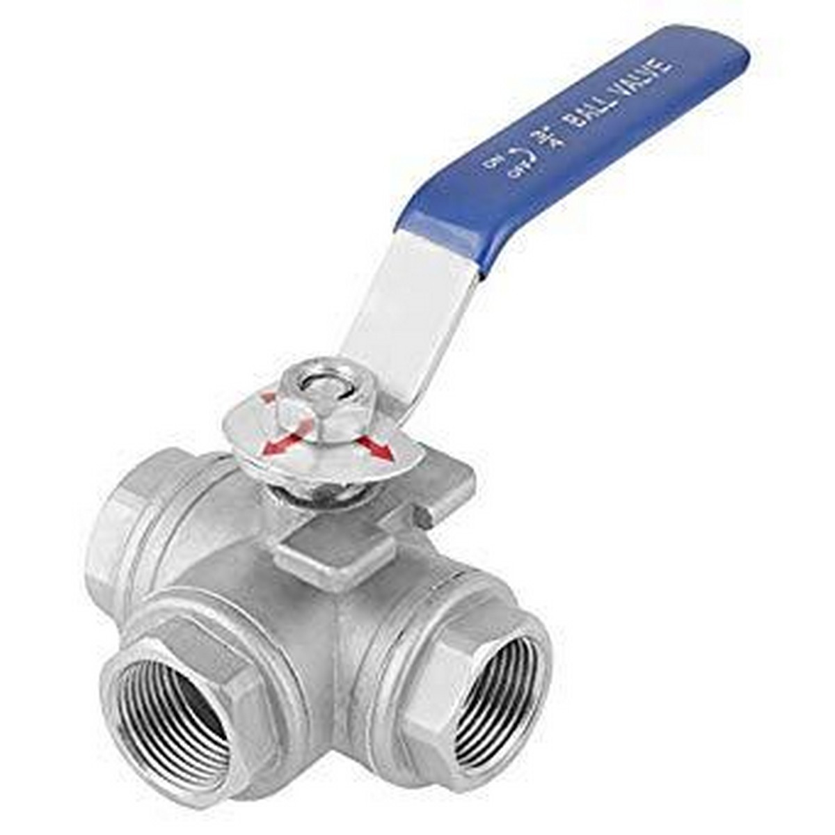 3/4 inch 3-Way Stainless Steel Ball Valve | Daraz.pk
