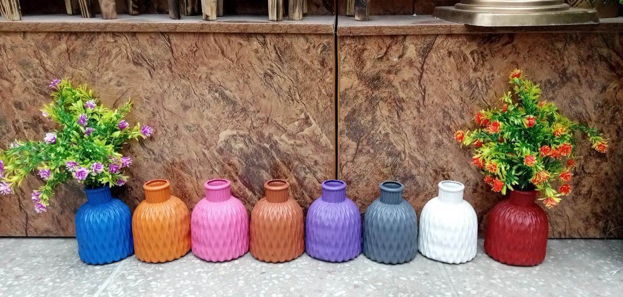 Plastic Vases Home Decoration Anti-ceramic Vases European Wedding ...