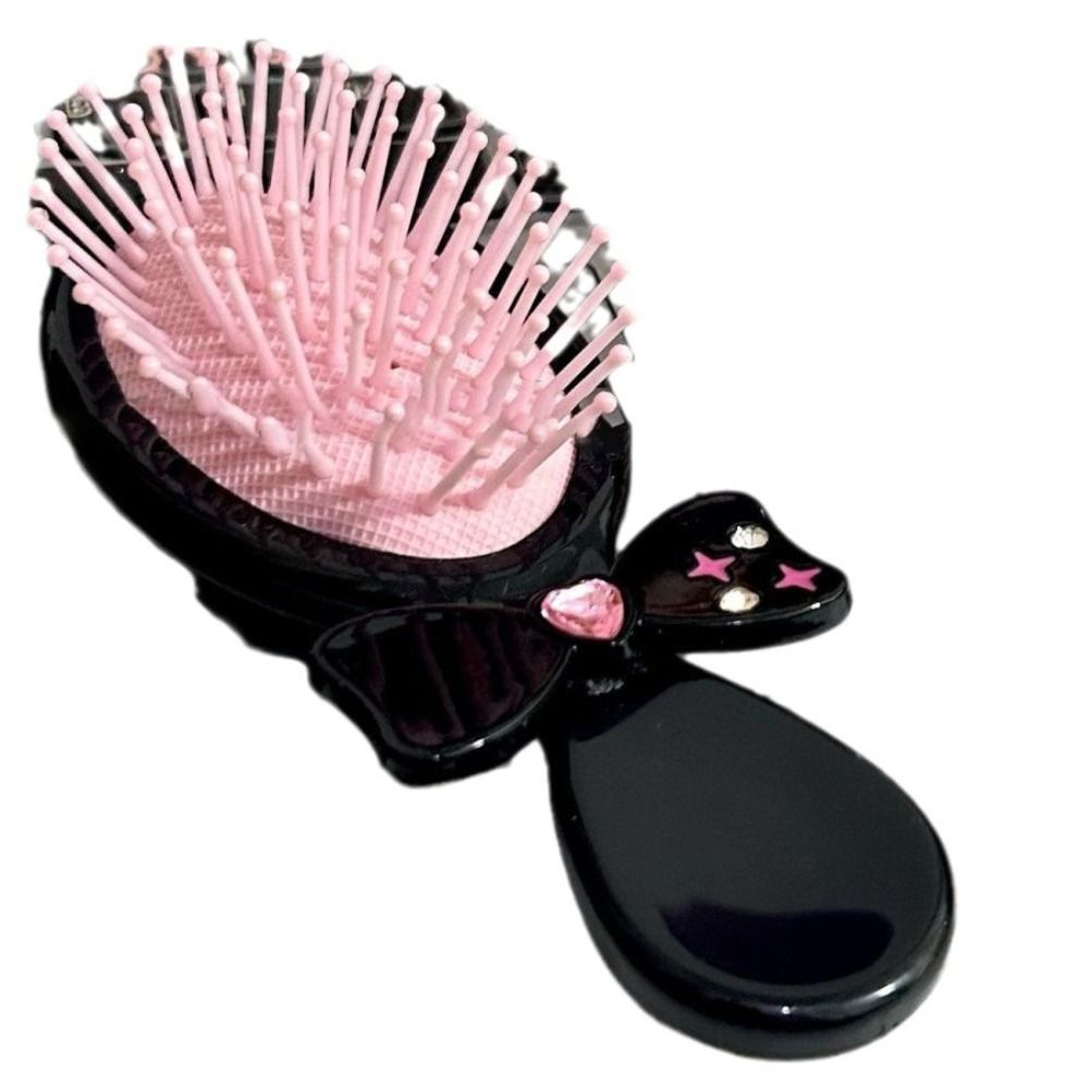 Fashion 2 in Comb Mirror Set Lamb Durable Bow Massage Comb with Mirror ...