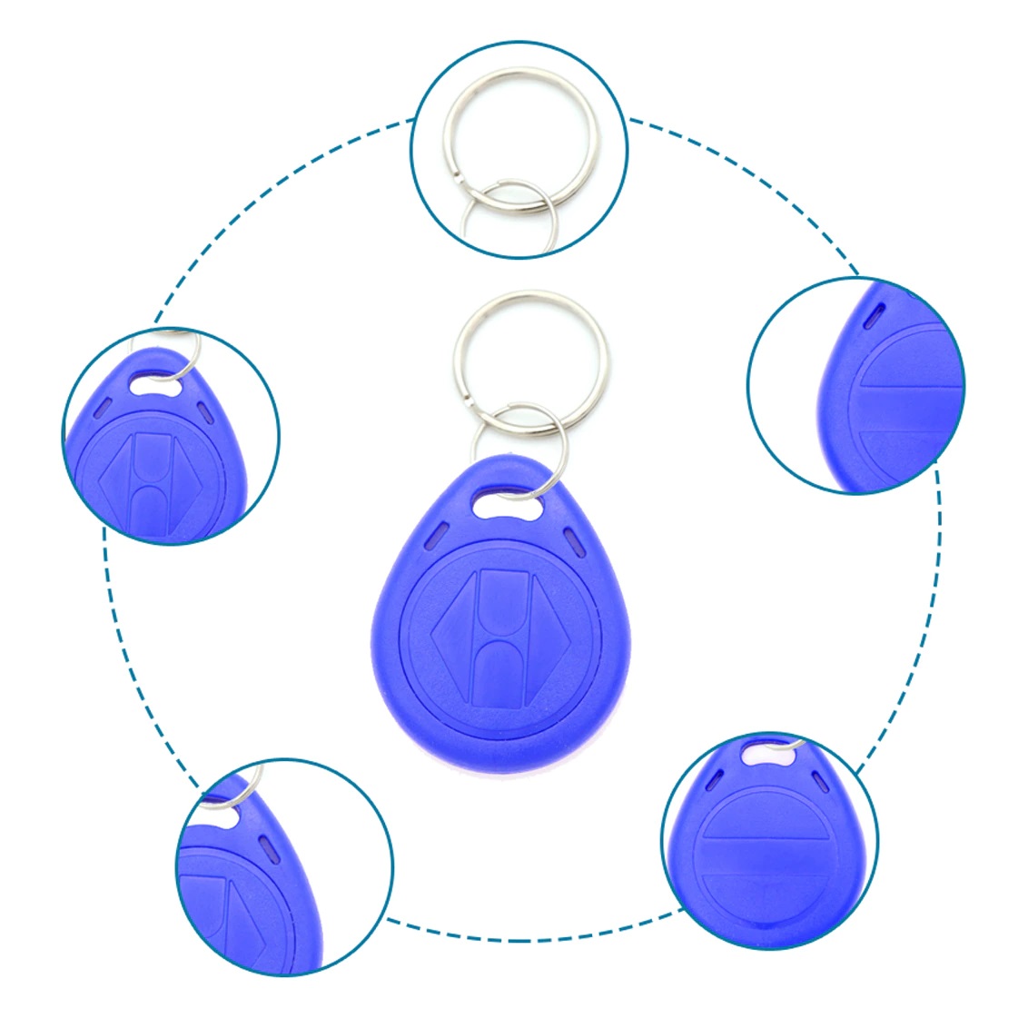 RFID Key Tags - Fob - Keychain 125khz Key-fobs Access Control ...