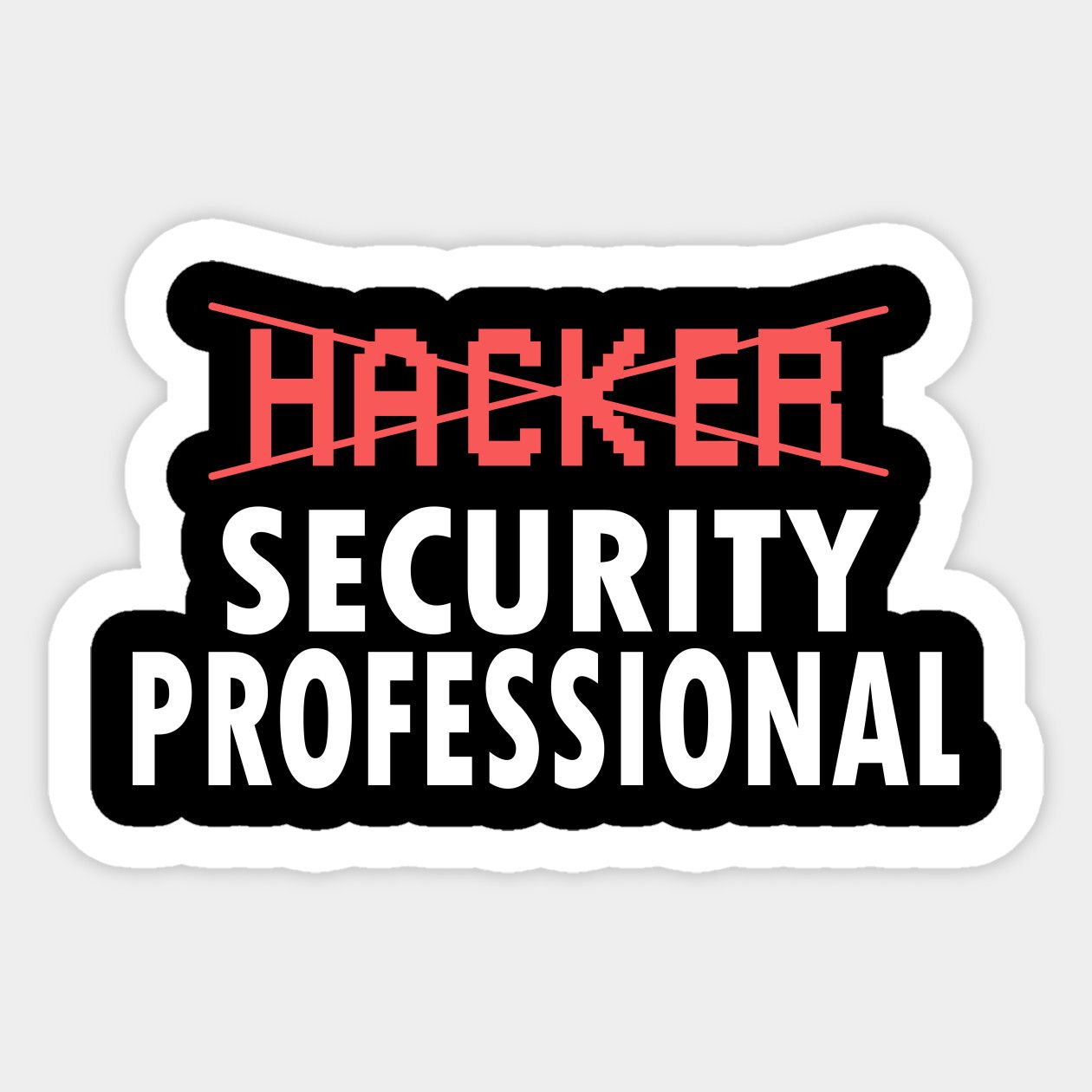 Hacker Sticker - Stickers for Laptop - 3 x 2 inches - Aesthetic Art ...