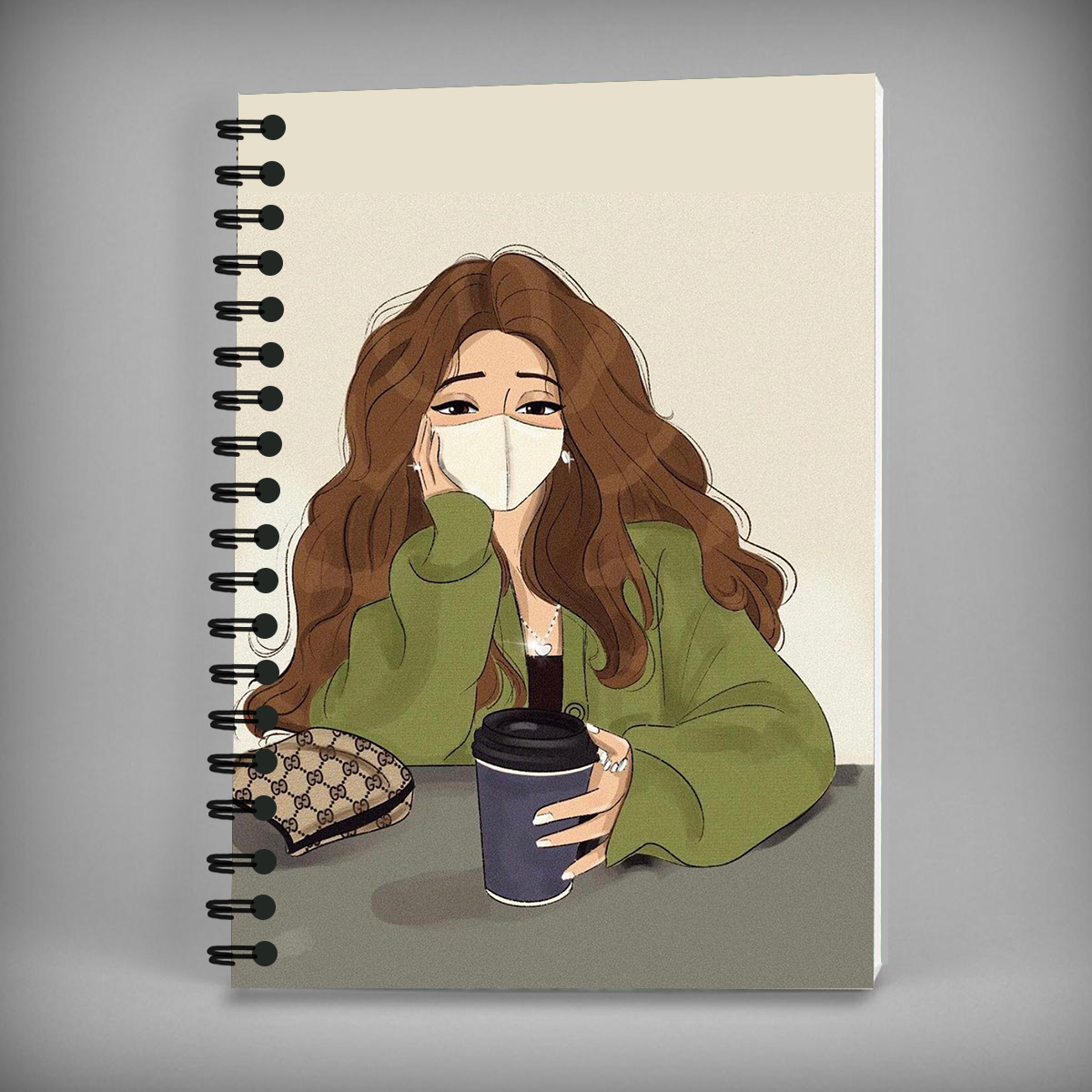 Notebook - Cute Character Cover for Girls University and College ...