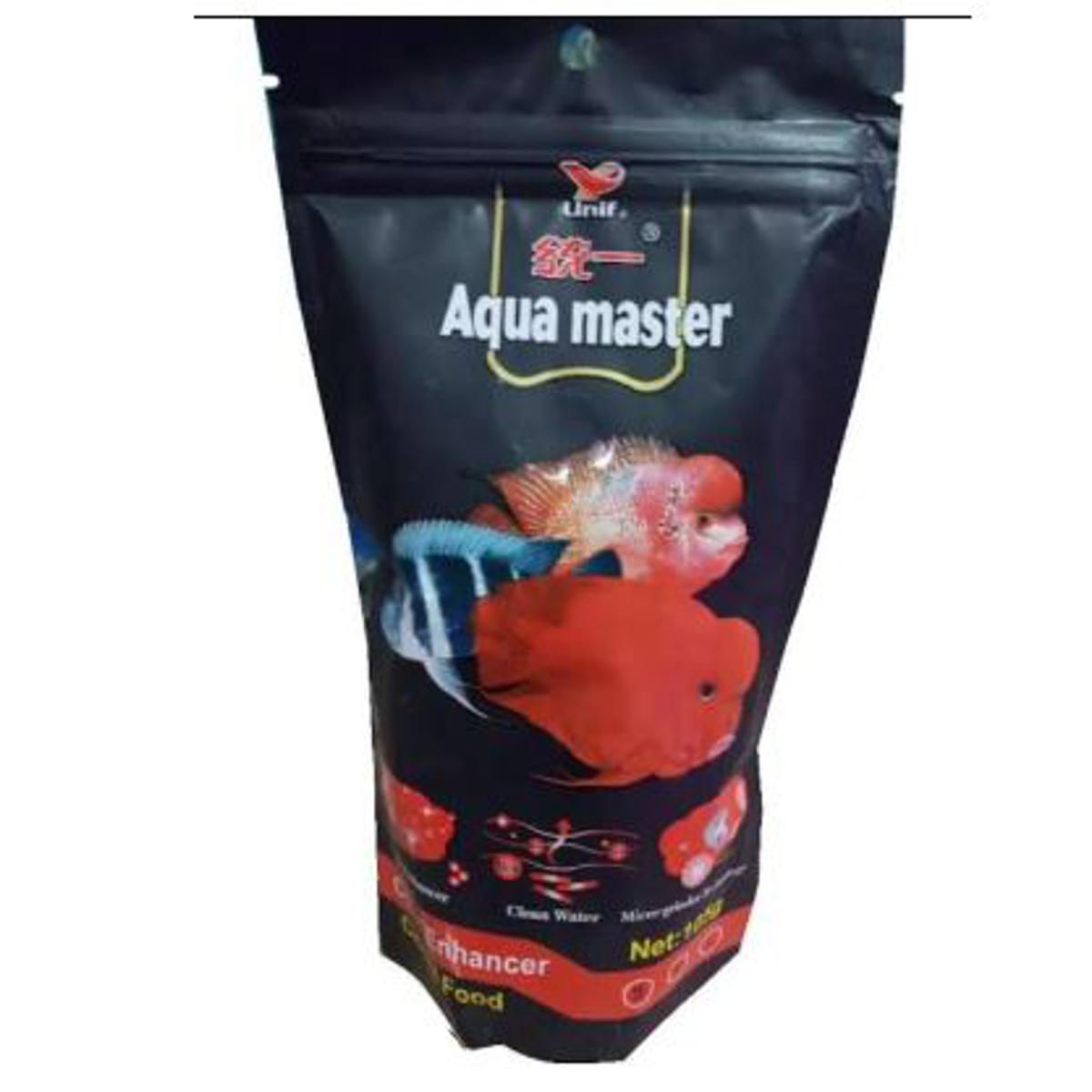 AquaMaster Original Gold And Cichlid Fish Feed 100 Grams 1000 % ...