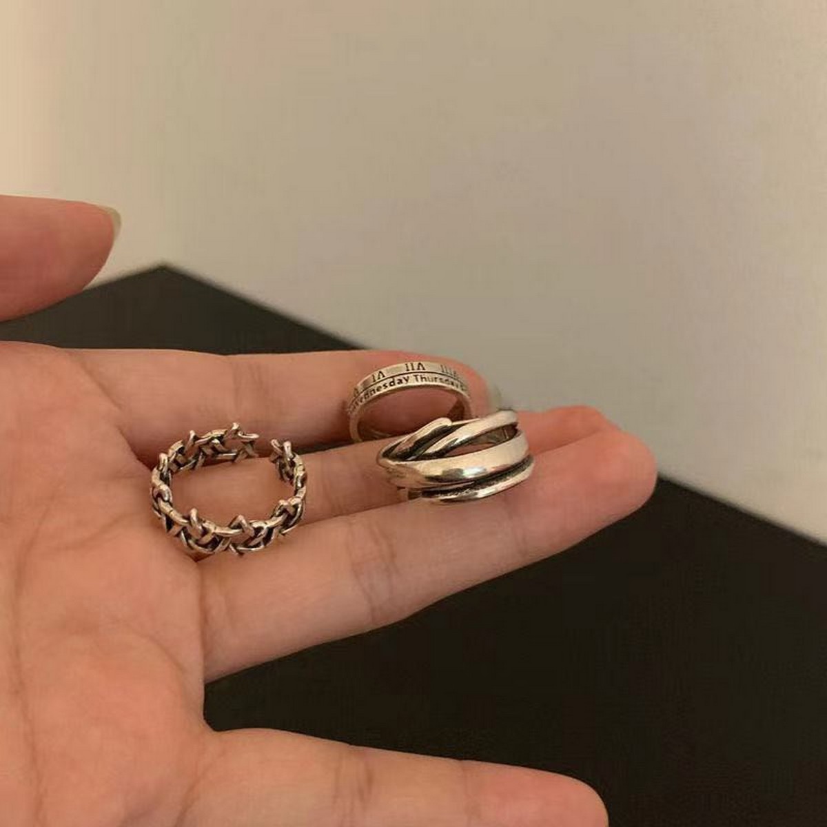 Female Koean Rings Set Rings Adjust Ins New Girl Accessories Fashion ...