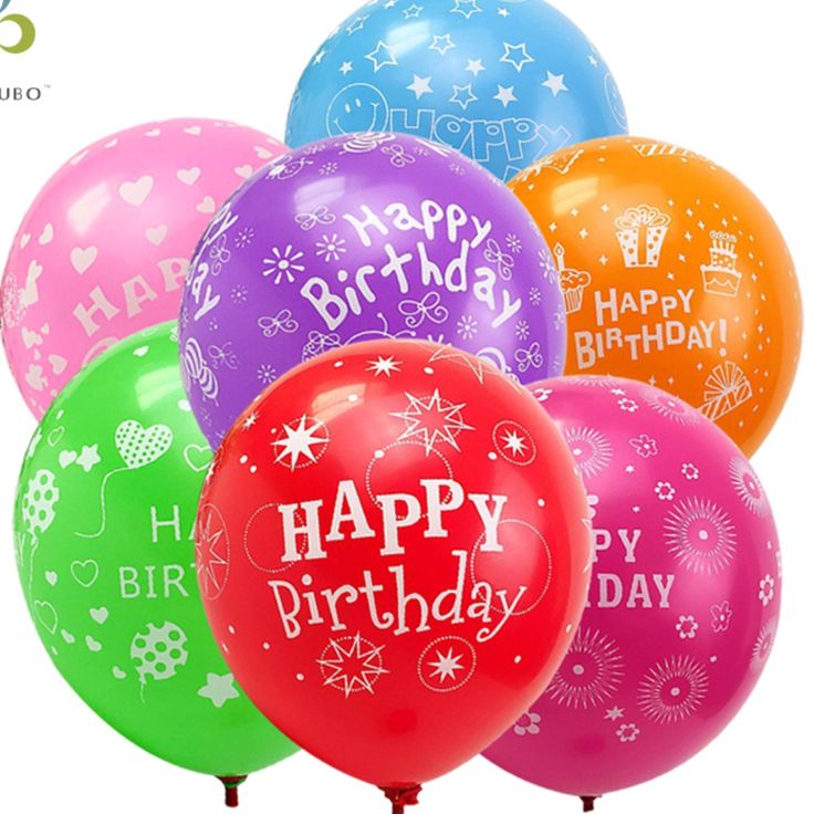 100 Pieces Latex Balloons - 12 Inch Balloons for Birthday Decoration ...