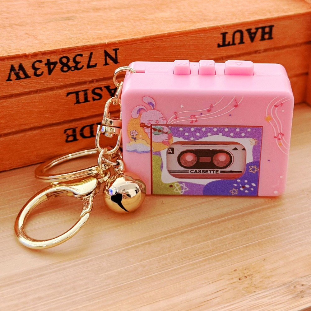 Multifunctional Cassette Recorder Retro Tape Recorder Keychain ...