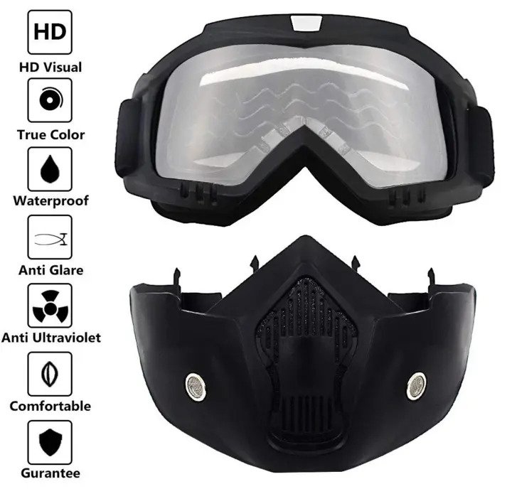 Accessories For Bike Face Mask For Bikers Mask Glasses For Biker ...