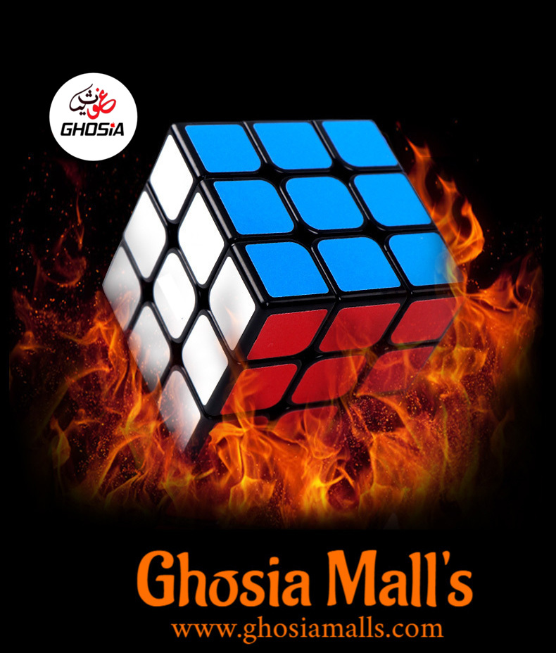 Rubik Magic Cube 3x3 Ultra Smooth Black Sticker Fantasy Cube Puzzle ...
