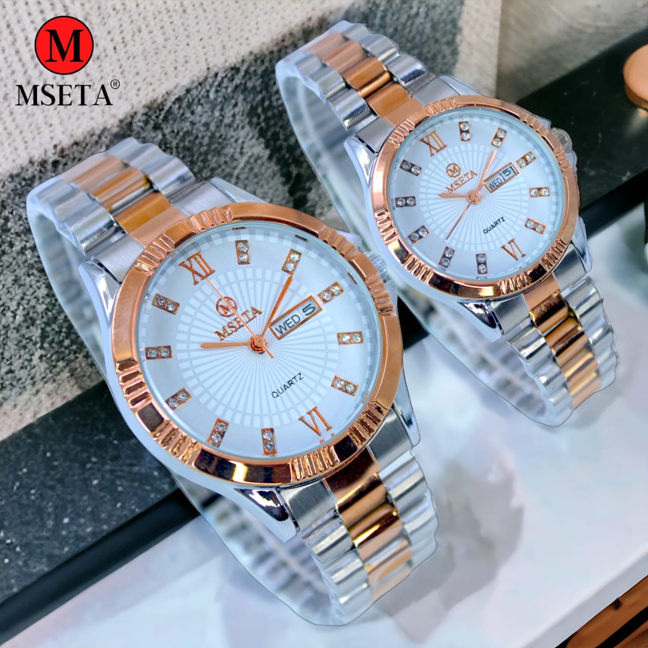 MSETA COUPLE WATCHES | Daraz.pk