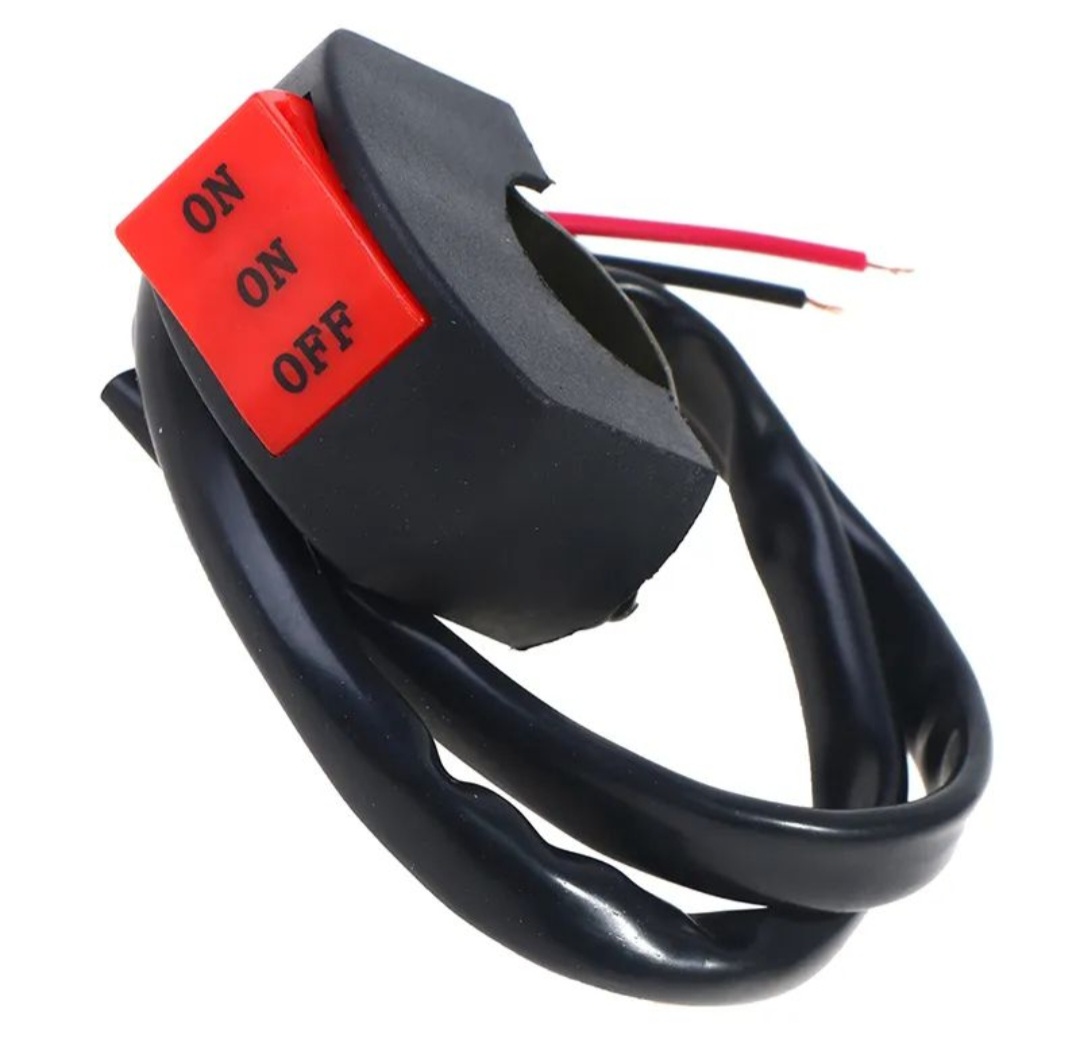 Motorbikes 🏍 Duel Switch ON/ON/OFF push Button switch Handelbar ...